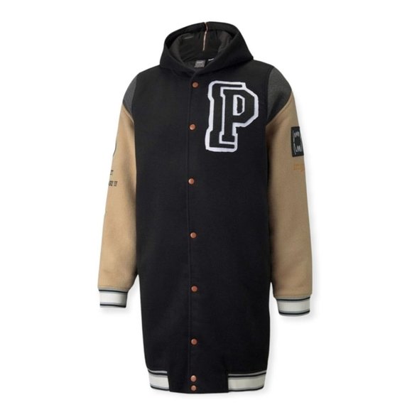 Puma | Jackets & Coats | Puma Signature Hooded Varsity Jacket 532890 ...